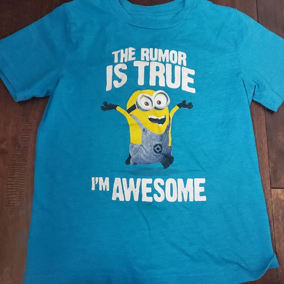 Universal | Shirts & Tops | Minion Blue Shirt Size 7 Kids By Despicable ...
